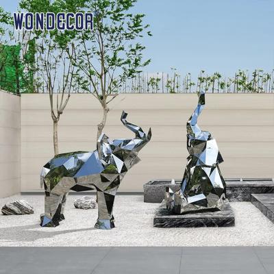 中国 Forging Abstract Ss Sculpture Geometry Elephant 販売のため