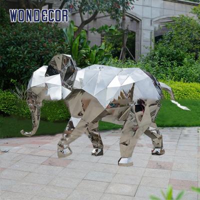中国 Forging Abstract Ss Sculpture Geometry Elephant 販売のため