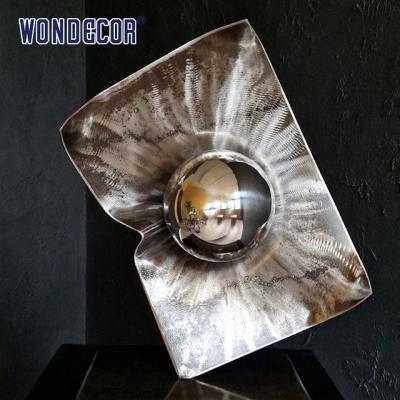 Cina Interior Art Decoration Abstract Stainless Steel Ball Art Sculpture in vendita