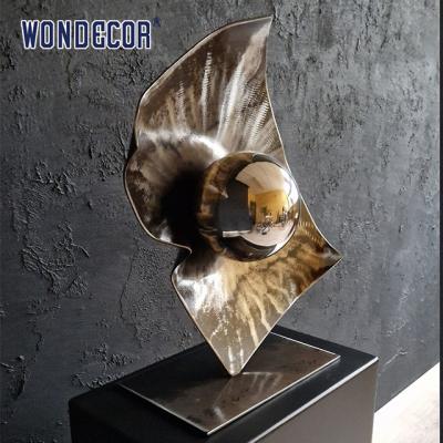 Cina Interior Art Decoration Abstract Stainless Steel Ball Art Sculpture in vendita