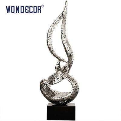 Cina Large Irregular Abstract Metal Art Stainless Steel Sculpture in vendita