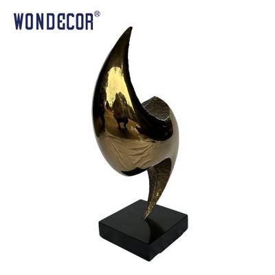 China Customized Indoor Home Abstract Geometric Stainless Steel Sculpture Te koop