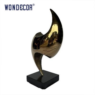 China Customized Indoor Home Abstract Geometric Stainless Steel Sculpture Te koop