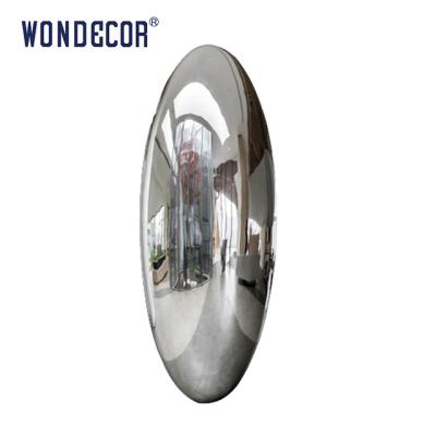 China Modern Style Decorative Art Large Stainless Steel Abstract Sculpture Carving Te koop