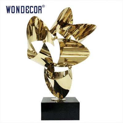 China Modern Home Decoration Metal Abstract Stainless Steel Sculpture à venda