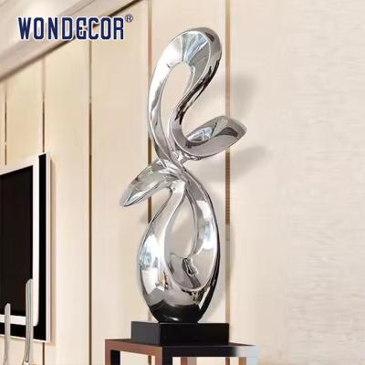 China Small Interior Decoration Art Abstract Geometry Metal Sculpture Crafts Te koop