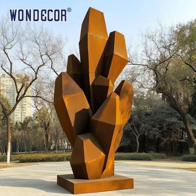 Cina Villa all'aperto giardino Koteng Scultura di cactus in acciaio in vendita