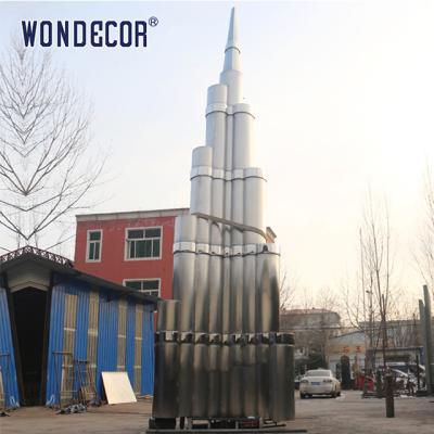 China Large outdoor stainless steel abstract sculpture for sale