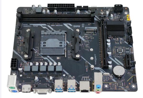 Quality M.2 AMD AM4 Motherboard USB 3.2 SATA 3.0 Dual Channel DDR4 64GB A320 Mainboard for sale