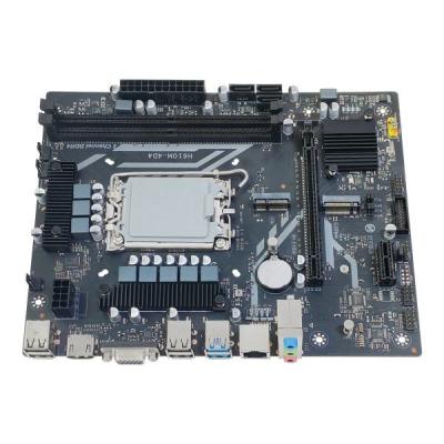 China Hot Selling H610 Motherboard Intel Core 12/13th I9/I7/I5/I3/Pentium LGA1700 Motherboard Dual Channels DDR4 64G With M.2 VGA H610M-4D4-V1.1 for sale