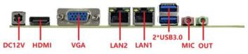 Industrial Motherboard Thin Mini ITX 2nd 3rd Generation M Intel Processors DDR3
