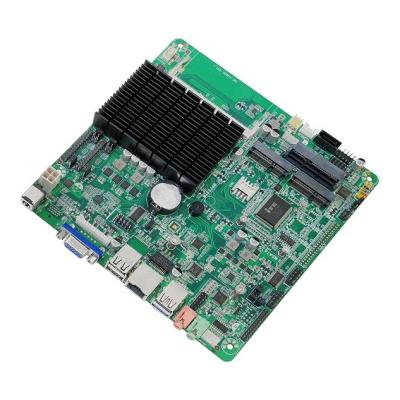 Chine Sans ventilateur J1900 Industrial Mini Itx Embedded X86 Lvds Kiosk DC Mini PC carte mère à vendre
