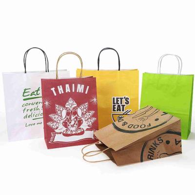 Cina Sacchetti della spesa amichevoli 100% di carta kraft di vendita al dettaglio del mestiere di Eco FSC con la maniglia di rinforzo in vendita