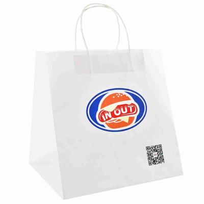 Cina Sacchetti della spesa amichevoli 100% di carta kraft di vendita al dettaglio del mestiere di Eco FSC con la maniglia di rinforzo in vendita