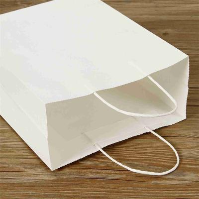 China Duidelijke Witte Meeneemkraftpapier-Document het Winkelen Zakken met Handvatten Te koop