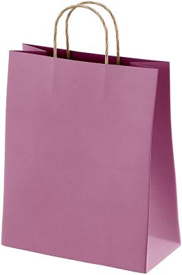 Cina Rotocalcografia Brown bianco Matt Paper Kraft Bags Bulk per acquisto in vendita