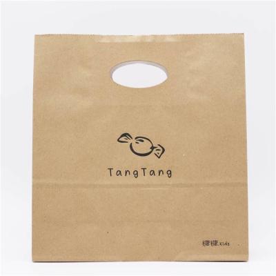 Cina la carta kraft di 150grams tratta la consegna dell'alimento ha tagliato i sacchi di carta a stampo tagliente su misura in vendita