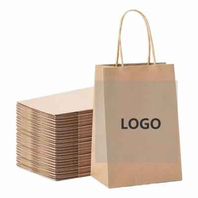 China Carga feita sob encomenda do saco 8lb de Logo Khaki Kraft Wedding Gift à venda