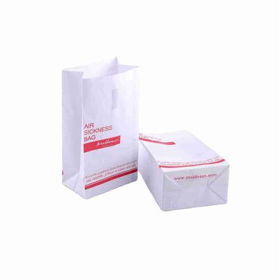 China Personalized Airplane Barf Paper Vomit Bags 40gsm-150gsm for sale