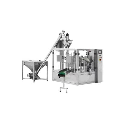 China Four Side Sealing Powder Stand Up Pouch Bagging Machines Fully Automatic for sale