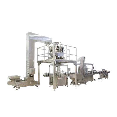 China 1KG Bottle Can Jar Nuts Bean Granule Automatic Filling And Packing Machine for sale