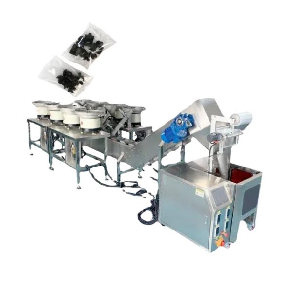 Quality 120 Pcs/Min Vibrating Plate Hardware Packing Machine For Small Parts High Speed for sale