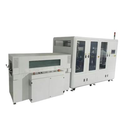 China Volledig automatische cosmetica lamineer- en snijmachine met een prachtige verpakking Te koop