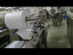 Bread Cupcake Layer Cake Flow Packing Machine Bread Pillow Film Packing Machine