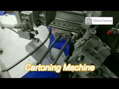 Verticale roterende verpakkingsmachine voor kartonnen verpakkingen automatisch voor Nespresso koffiecapsules van kunststof
