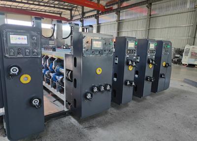 Cina 5 colore Flexo che stampa scanalando piccolo imballaggio tagliante del contenitore di pizza della macchina in vendita