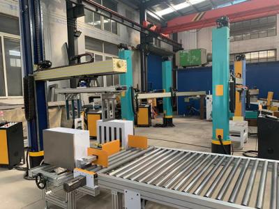 China Enige de Stapelaarmachine 2200 380v van de Kolom Roterende Pallet voor Kartondoos Te koop