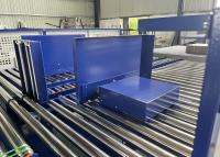 China SOOME PP-1250 Inline Carton Strapping Machine for Corrugated Boxes 1250mm 5-9mm Belt for sale