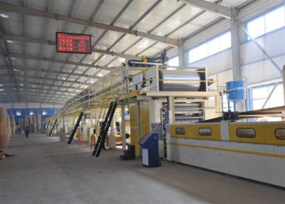 Cina 5 strati del cartone ondulato della linea di produzione una garanzia completamente automatica da 1 anno in vendita