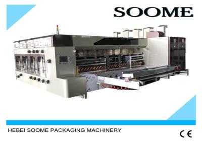 Cina Lo stampatore Slotter di Flexo della prova della polvere muore taglierina con il sistema d'alimentazione di aspirazione del margine anteriore in vendita