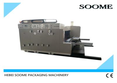 Cina Velocità 120Pcs/min della macchina di Slotter della stampante a colori del doppio dell'alimentatore del margine anteriore di Flexo in vendita