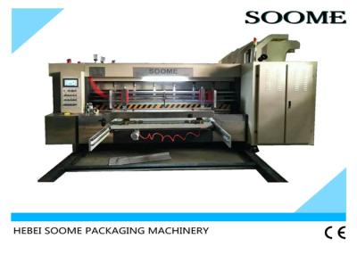 Cina Alimentatore automatico a macchina del margine anteriore di Slotter della stampante di Flexo del cartone con l'impilatore del vibratore in vendita