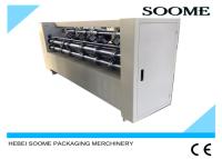 China Offline Corrugated Thin Blade Slitter Scorer Machine 260mm Min Paper Length 3-4KW for sale
