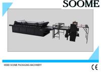 China 4.5KW Automatic Paperboard Laminating Machine 1300mm Manual Feed Corrugated Cardboard Laminator for sale