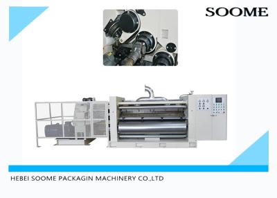 Cina Controllo pneumatico macchina ondulata dell'incartonamento di 3 pieghe con una cinghia di tre sezioni in vendita