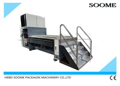 Cina Il contenitore di pizza ha ondulato Flexo 200pcs/Min Printing Die Cutting Machine in vendita