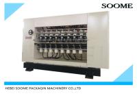 China Electric Adjustment Automatic Paperboard Slitting Creasing Machine 1800mm Effective Width 80m/min Speed for sale