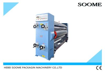 Cina La catena che alimenta a 920mm la stampatrice ondulata del cartone Flexo inchiostra 3 colore in vendita