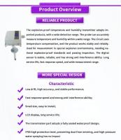 China High Precision Explosion-Proof Temperature Humidity Sensor Transmitter for Industrial for sale