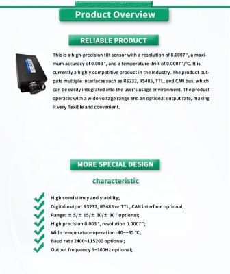 中国 工業級 UNIVO UBIS-526Y 正確なX-Y測定のための二重軸傾斜計 販売のため