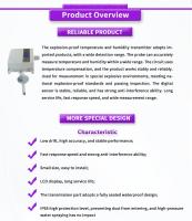China Customizable UNIVO High Precision Wall Mounted Humidity Temperature Sensor Transmitter for sale