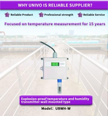 Cina UNIVO UBWH-WY Sensore di temperatura e umidità ad alta precisione per applicazioni industriali in vendita