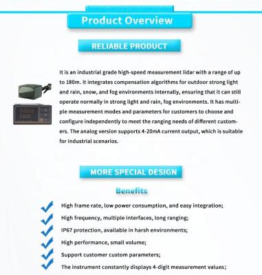中国 UNIVO UBJG-04Y 180m デジタルディスプレイ装置とUART機能の距離計 販売のため