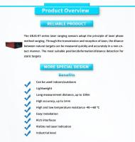 China High Precision Single Point Laser Ranging Sensor Range 0.1-100m Mini Protective Lidar for sale