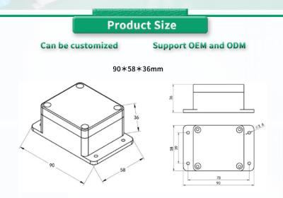 Cina Inclinometro a doppio asse UNIVO UBIS-63Y RS485 personalizzato per una misurazione accurata dell'angolo in vendita