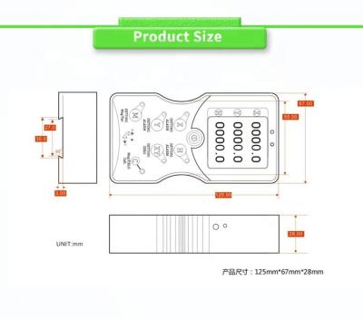 China Digitaal display met hoge precisie Drie-dimensionaal kompas Instrument voor het noorden zoeken Te koop